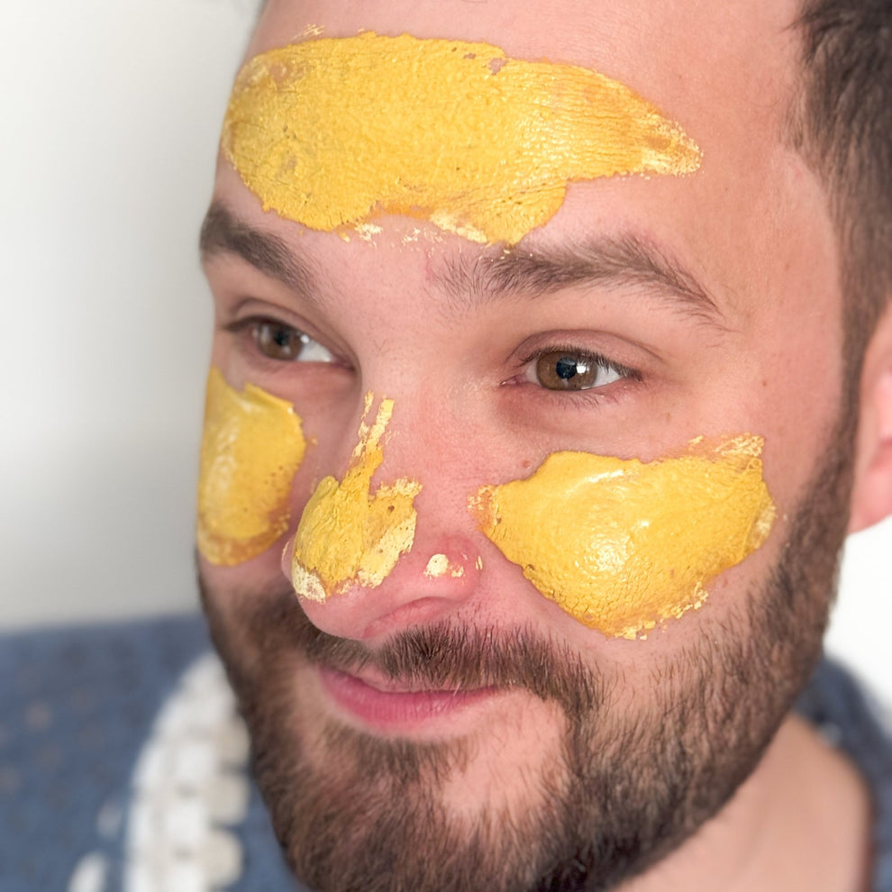 Tone Correcting Face Mask with Vitamin C and Turmeric – Sapónne Naturals